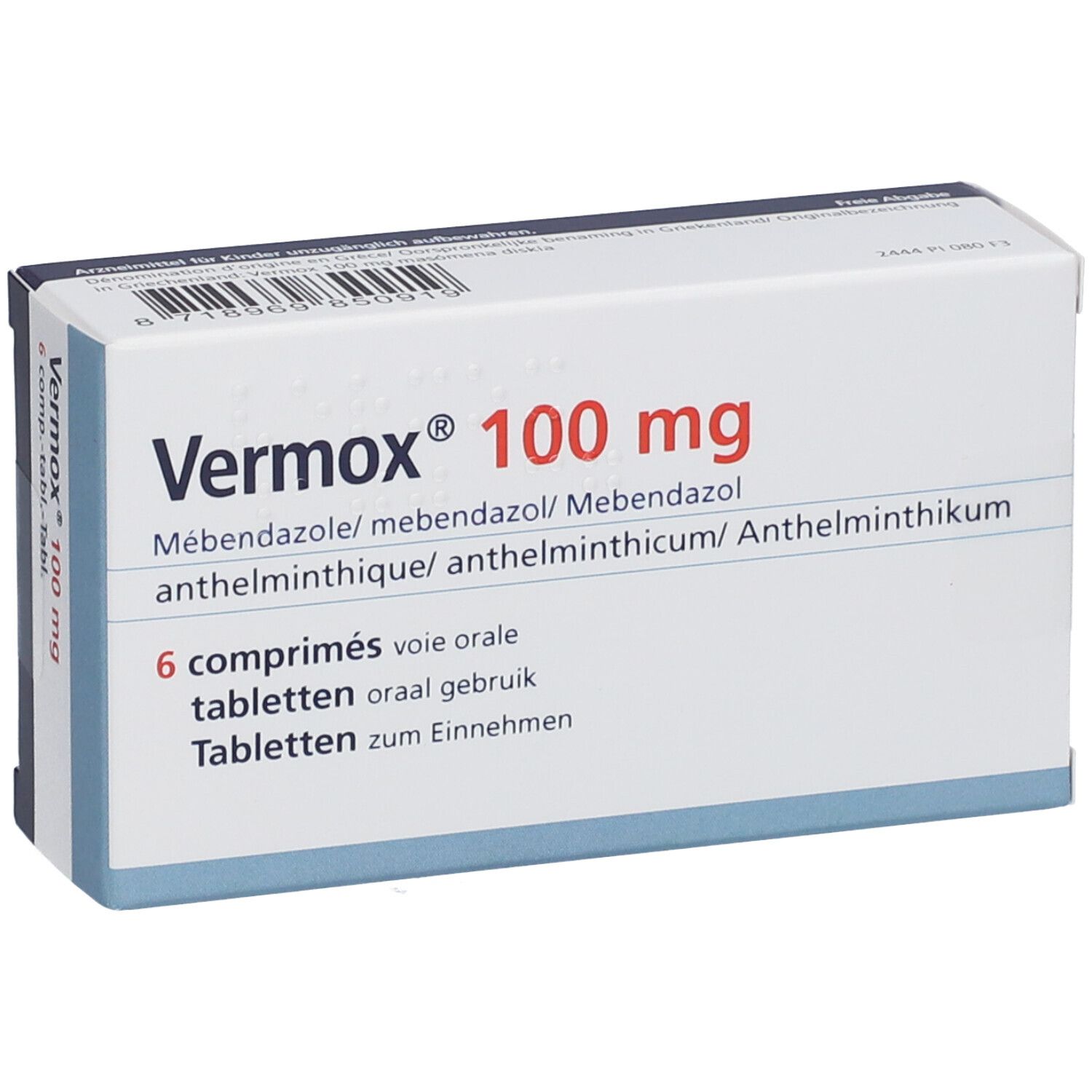 Vermox® 100 mg 6 St - Farmaline