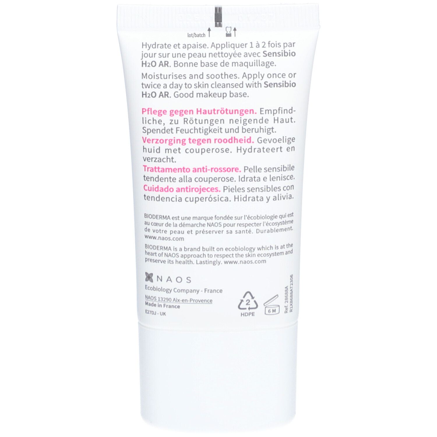 Bioderma Sensibio AR Anti-rougeur Peaux Sensibles 40 ml - Farmaline