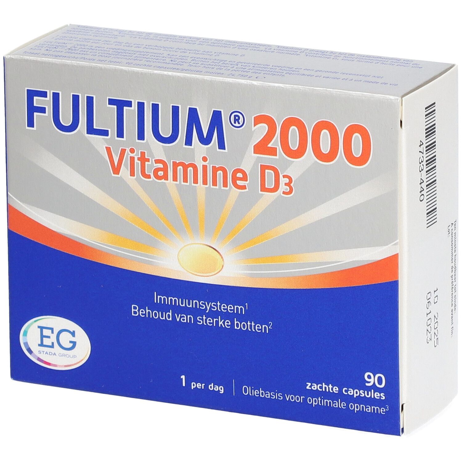 Fultium® 2000 Vitamine D3 90 St - Farmaline