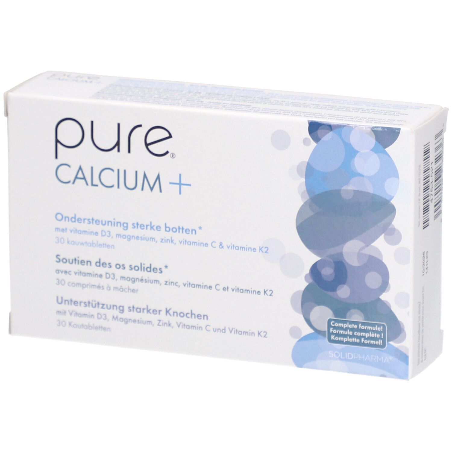 Pure Calcium + 30 St - farmaline.be