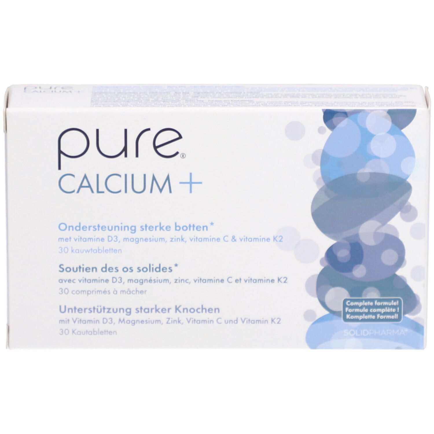 Pure Calcium + 30 St - farmaline.be