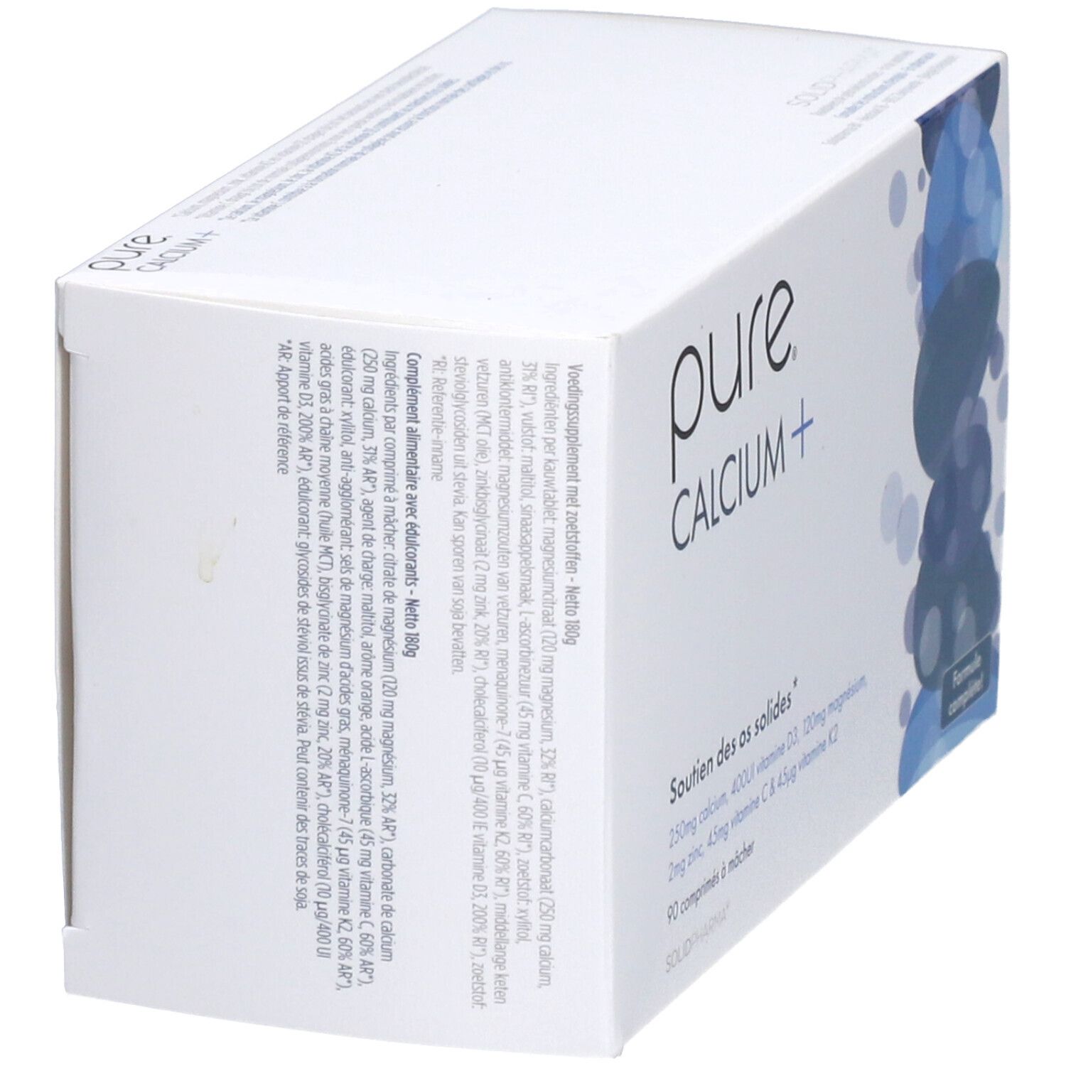 Pure Calcium + 90 St - farmaline.be