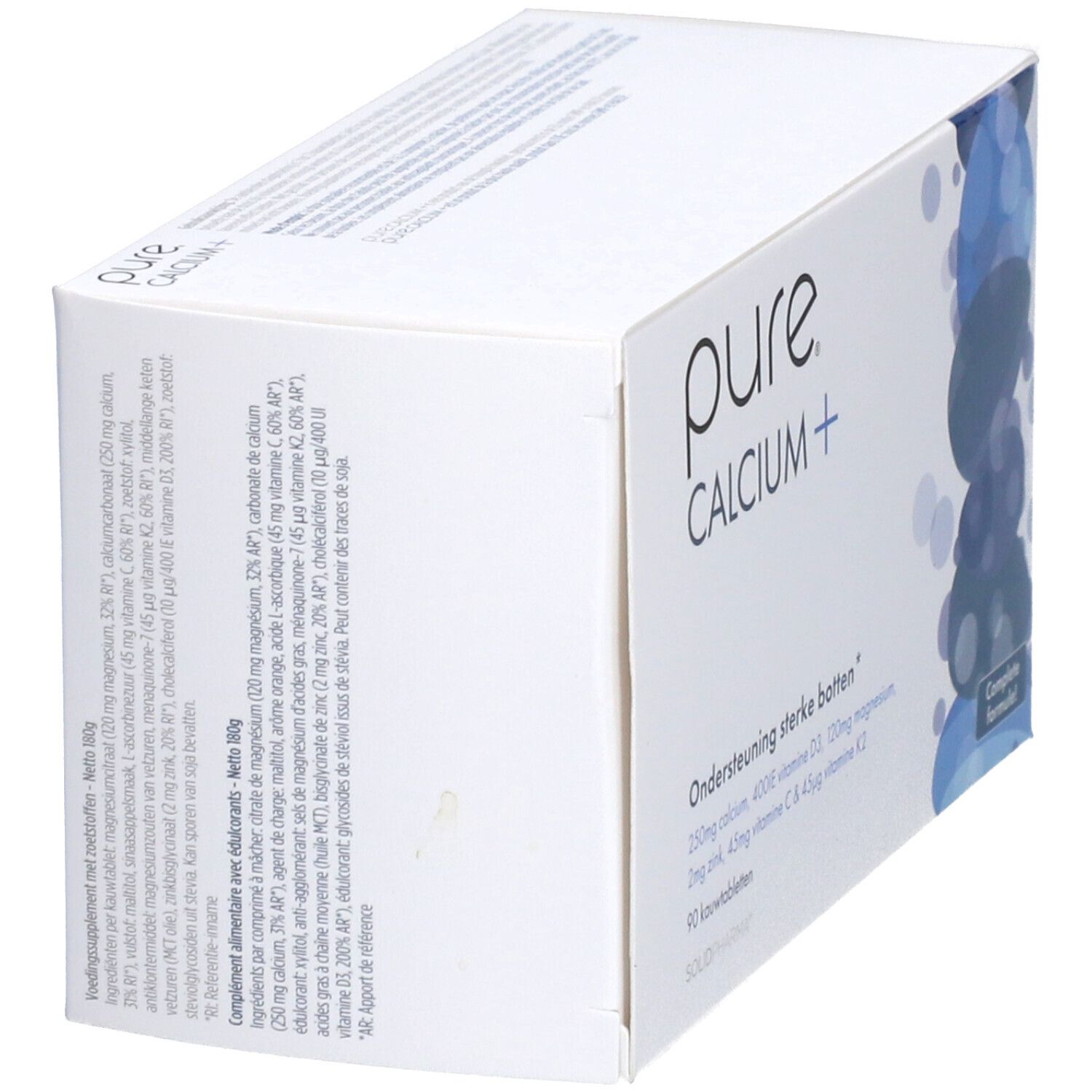 Pure Calcium + 90 St - farmaline.be