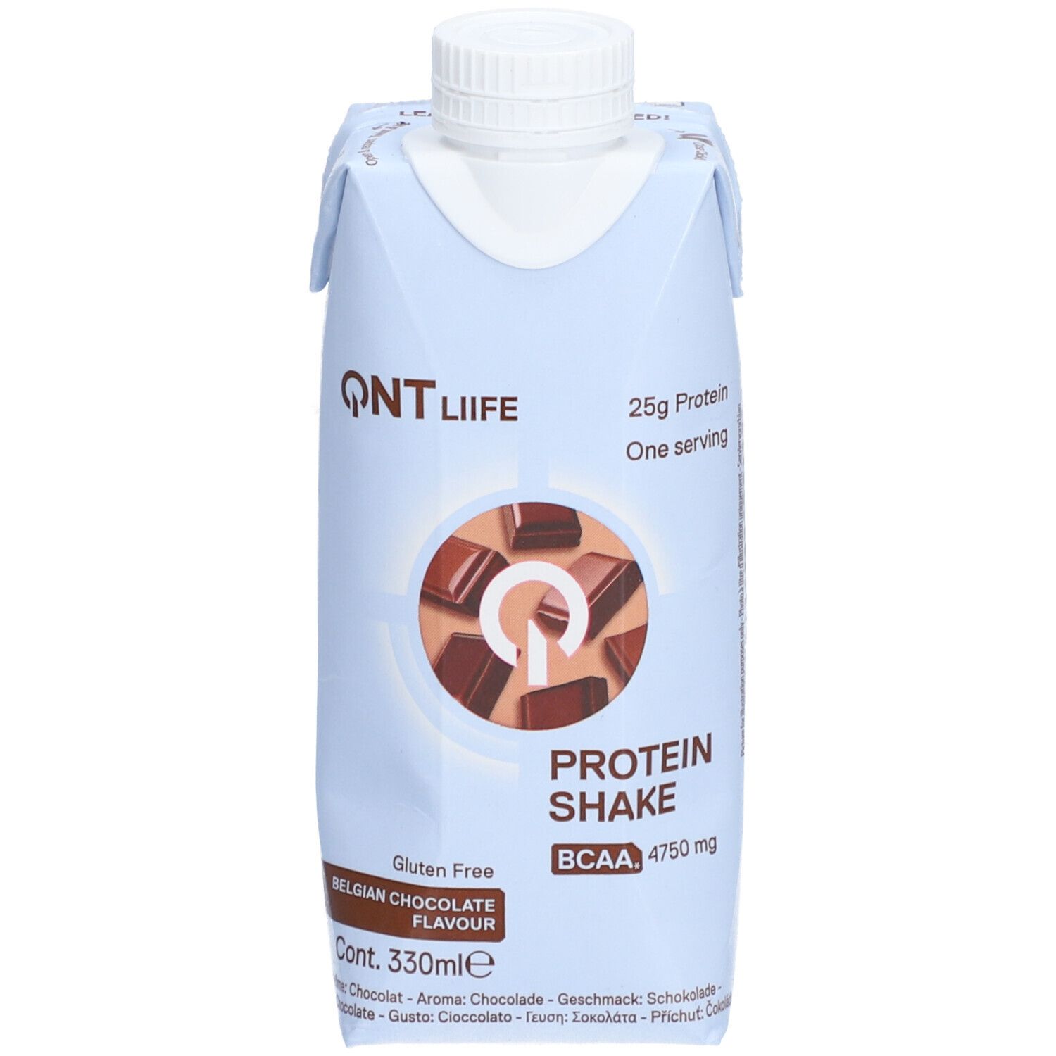 QNT LIIFE Protein Shake Belgian Chocolate 330 ml - Farmaline