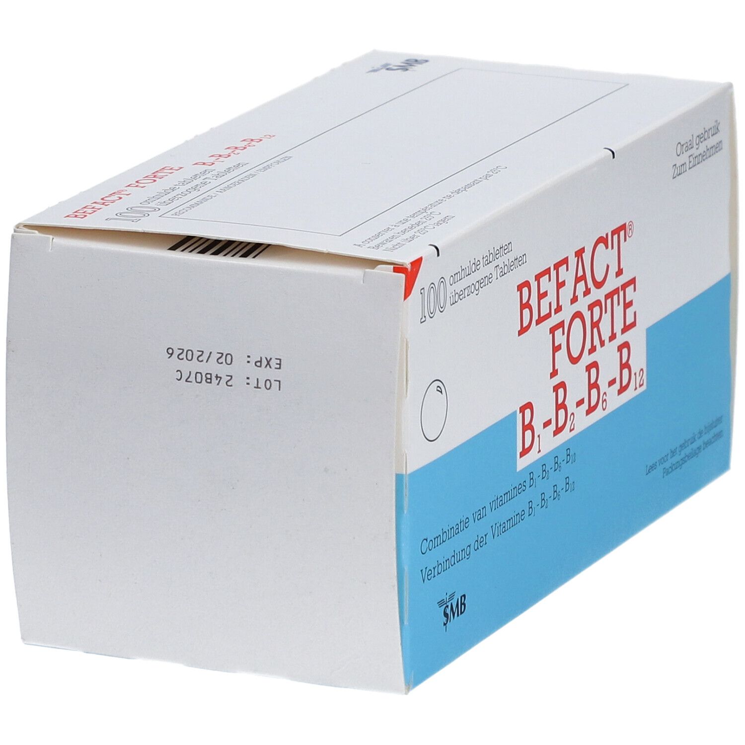 Befact Forte 100 Tab 100 St - Farmaline