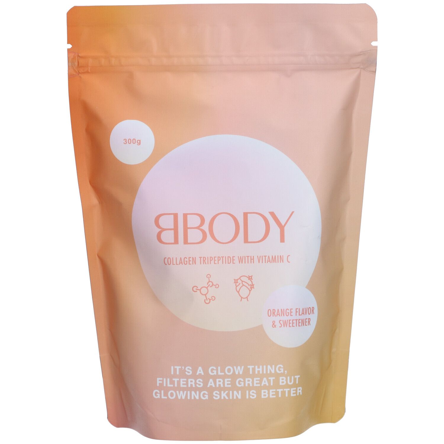 BBODY 100 % Tripeptide Collageen met vitamine C 300 g - Farmaline
