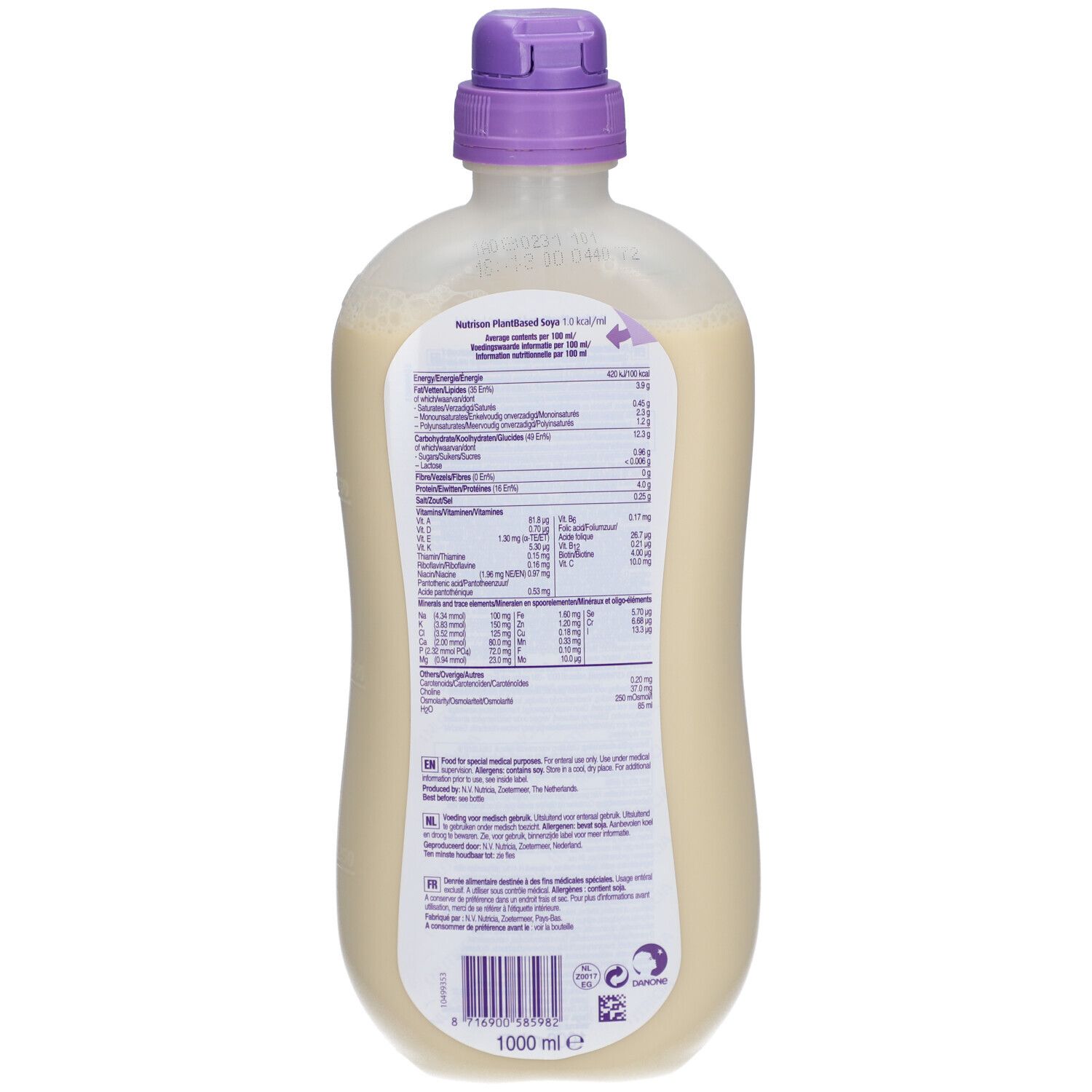 Nutrison Plantbased Soya 1L 1 l - Farmaline