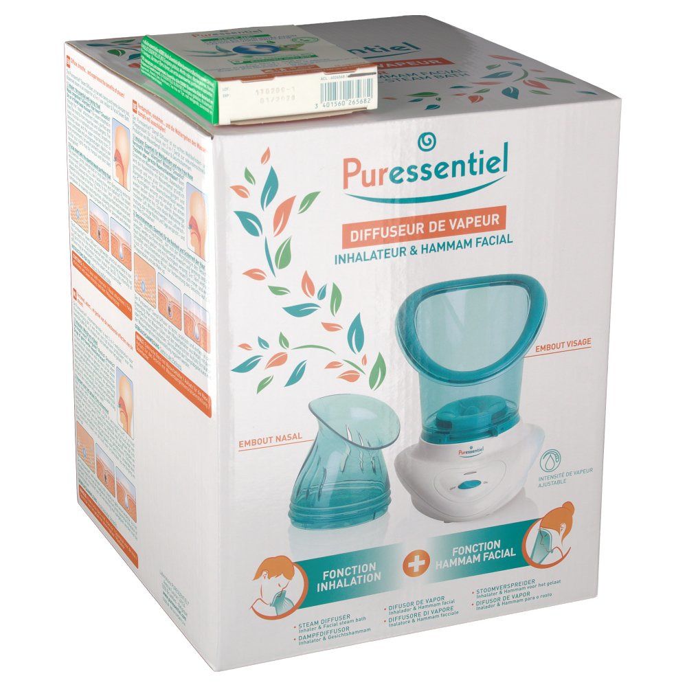 Puressentiel Ademhaling Stoomverspreider Sauna + 15 Inhalatie Capsules ...