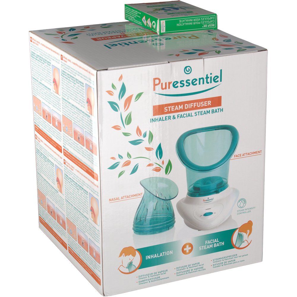 Puressentiel Ademhaling Stoomverspreider Sauna + 15 Inhalatie Capsules ...
