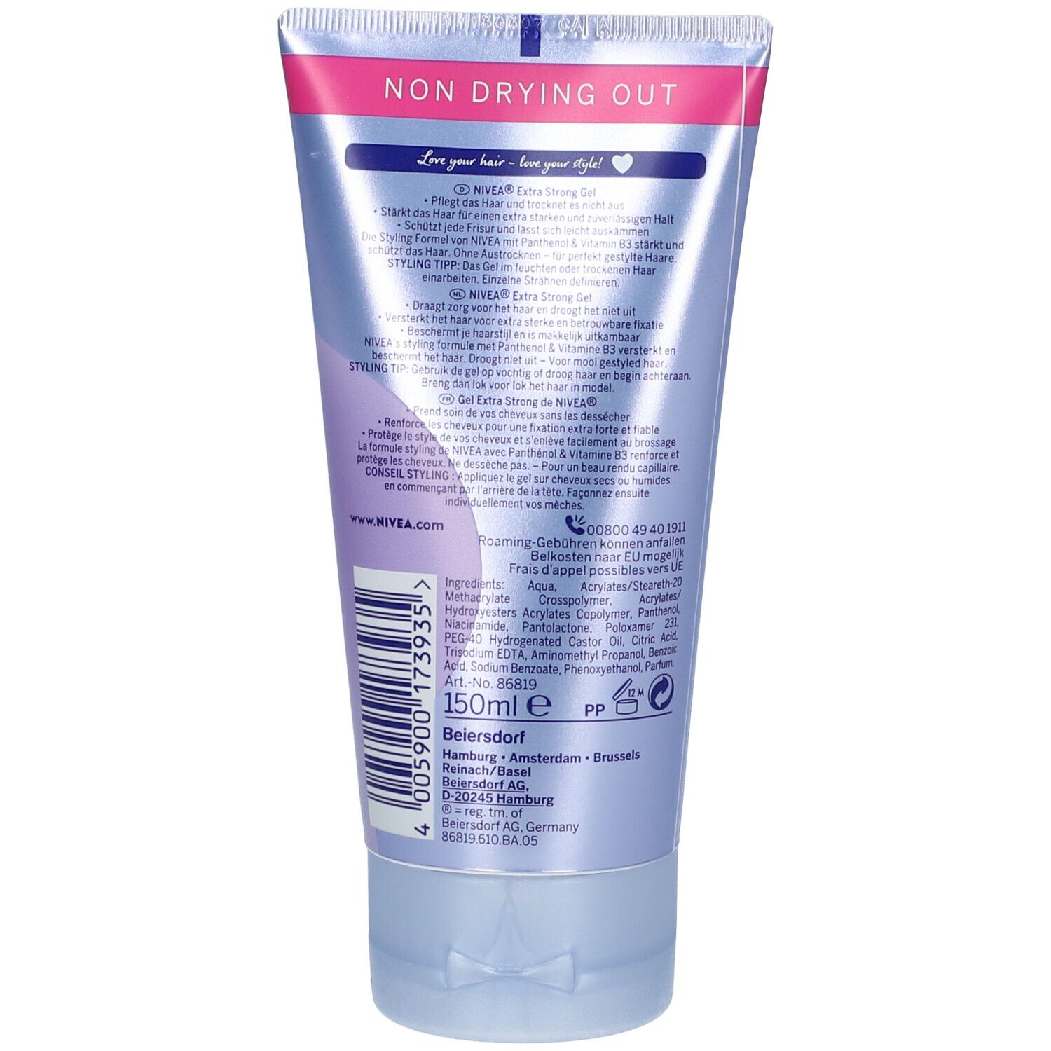 Nivea Styling Gel Extra Strong 150 ml - Farmaline