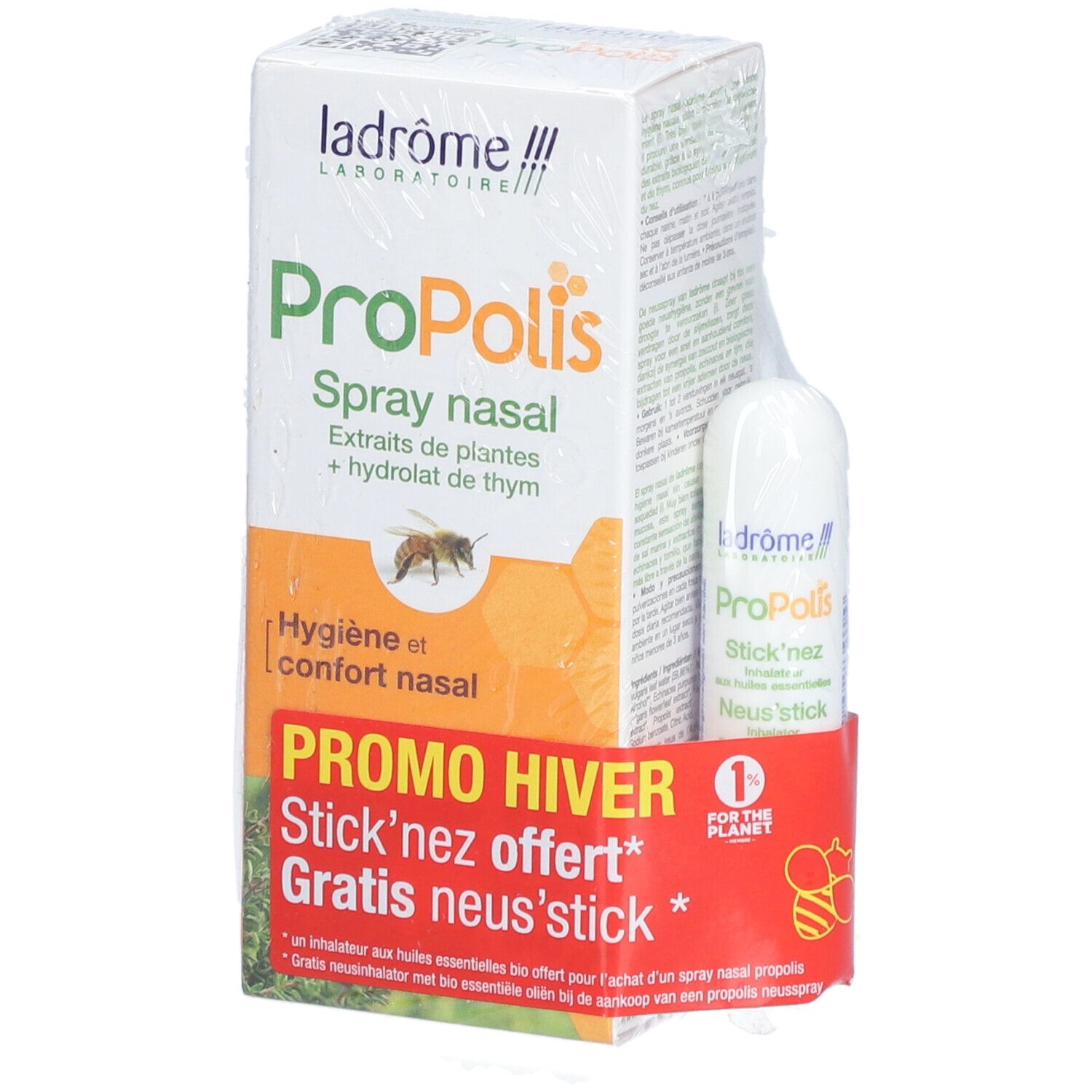 Ladrome Propolis Neusspray + Ladrome Propolis Neus'Stick GRATIS 1 St ...