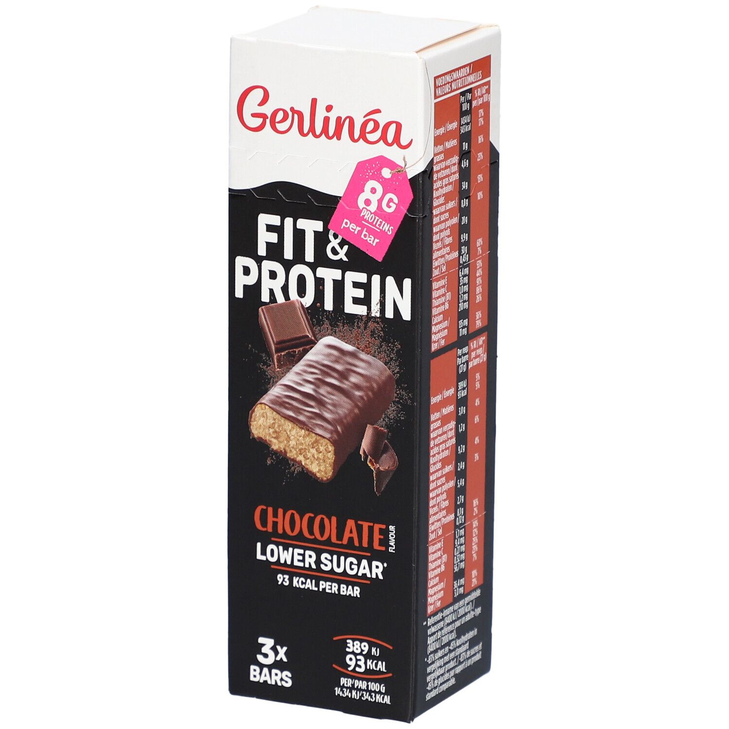 Gerlinéa Fit & Protein Chocolate 3x23 g - Farmaline