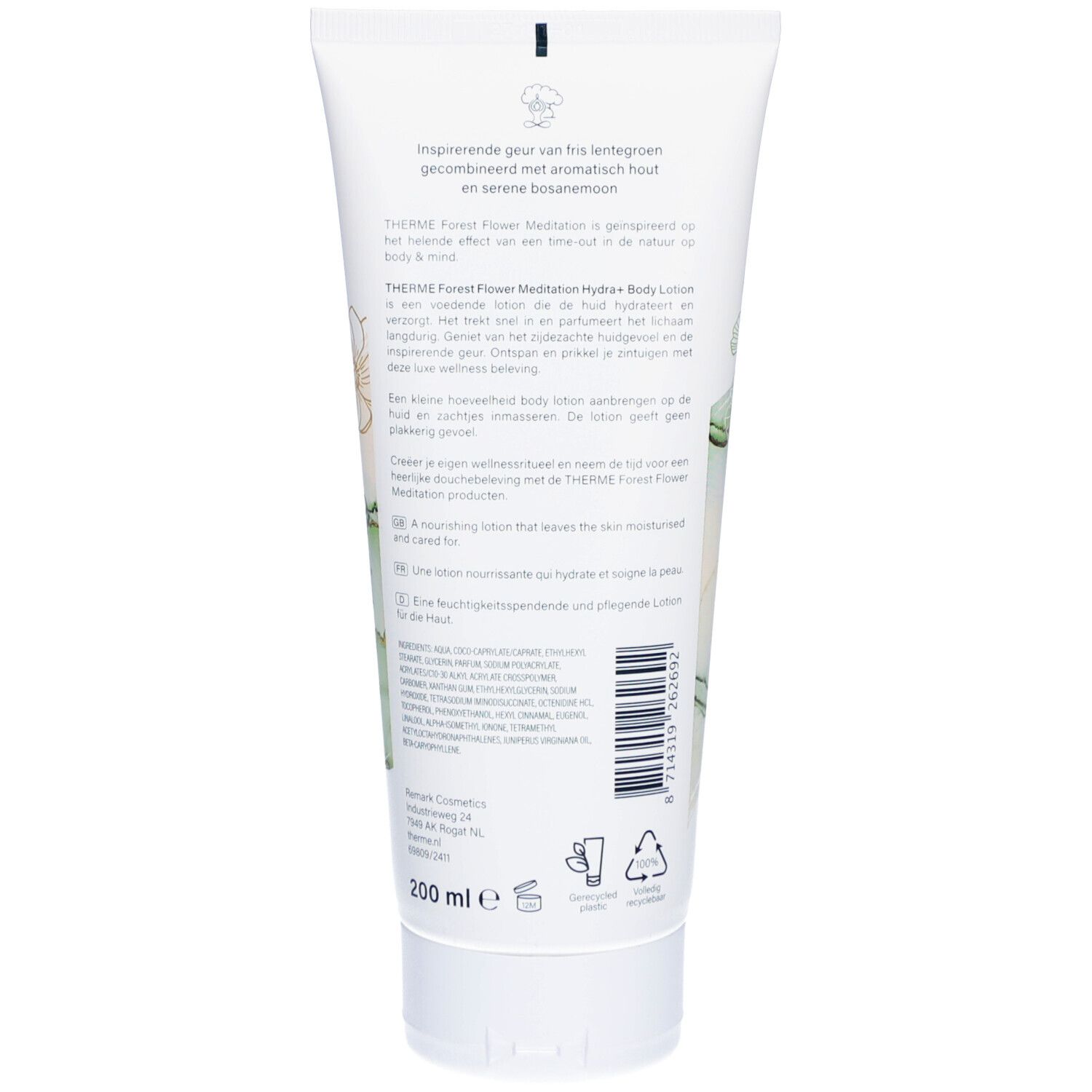 Therme Forest FLower Meditation Body Lotion 200 ml - Farmaline