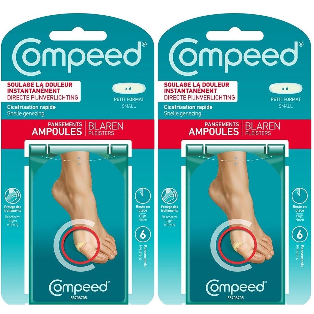 Compeed® Pansements Ampoules Small 2x6 pc(s) - Farmaline