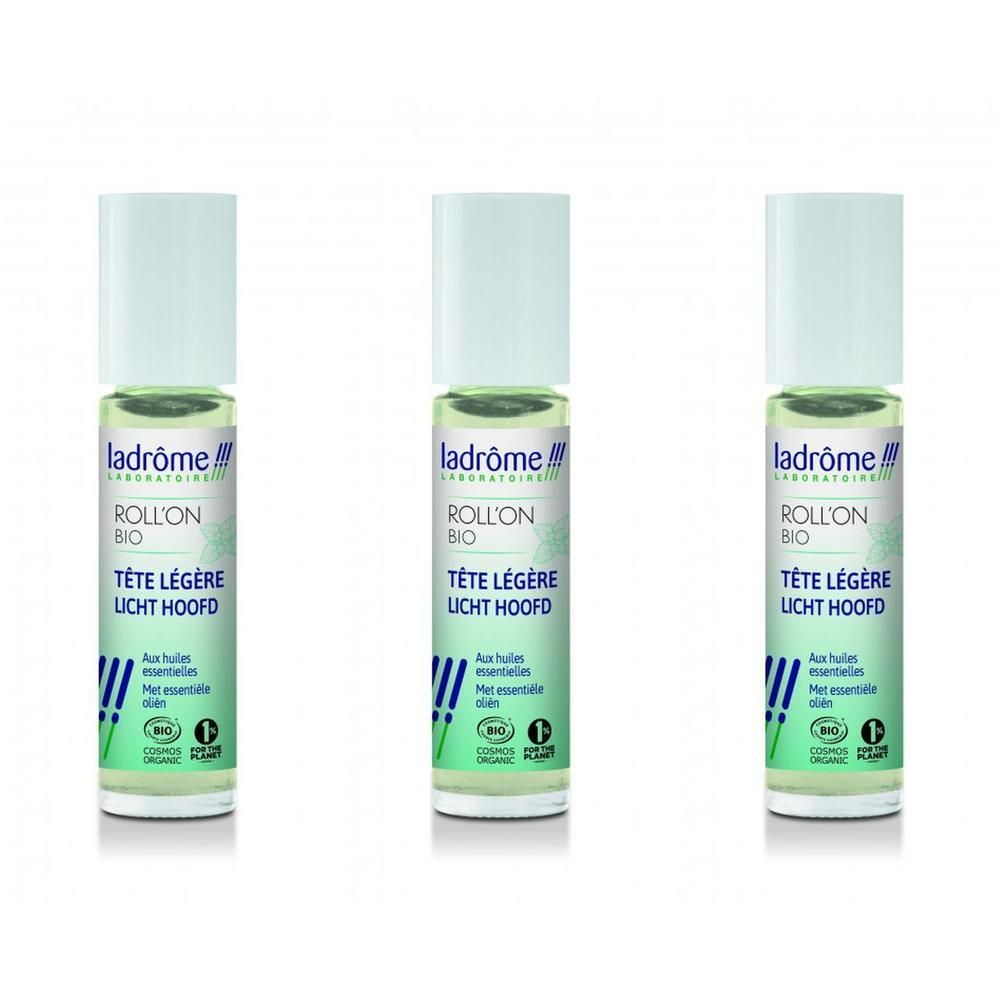 Ladrôme Roll'on Licht Hoofd 3x10 ml - Farmaline