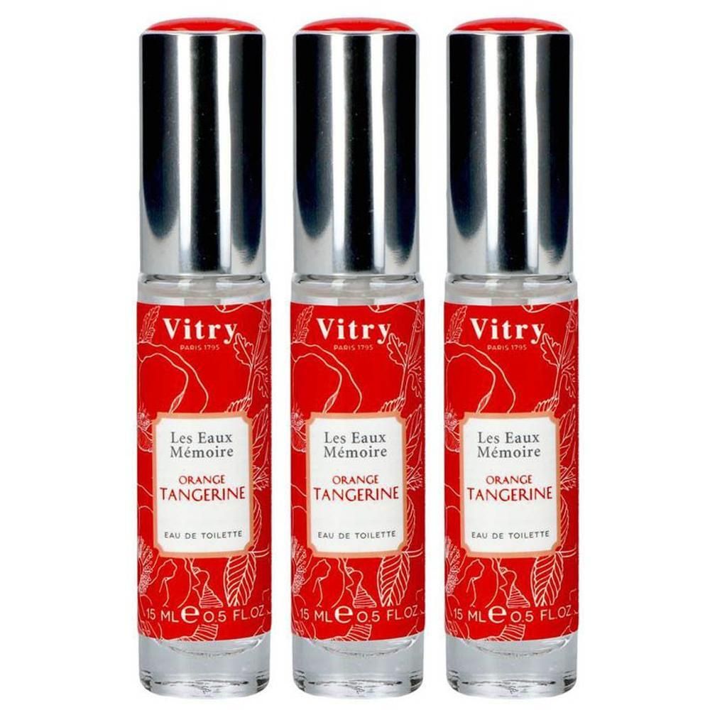 Vitry Eau De Toilette Orange Tangerine 3x15 ml - Farmaline