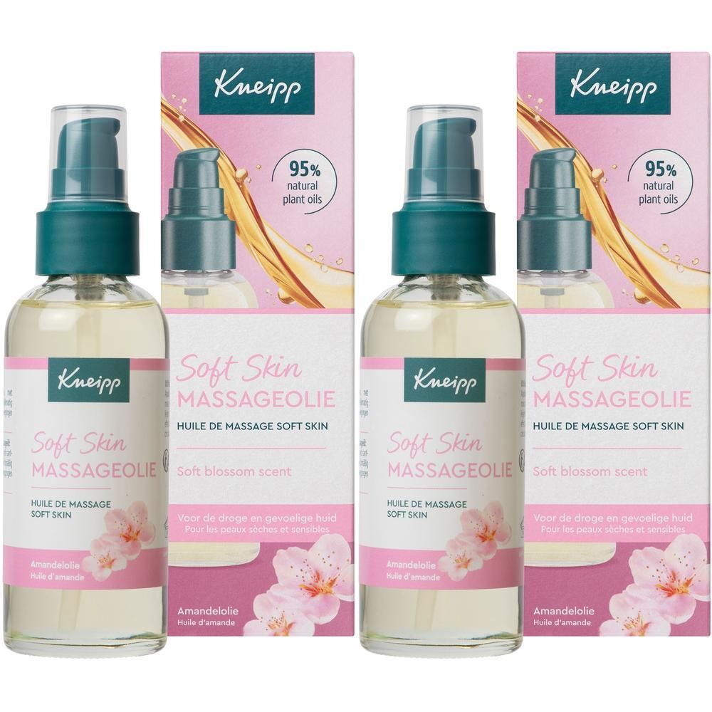 Kneipp Massageolie Soft Skin 2x100 ml - Farmaline