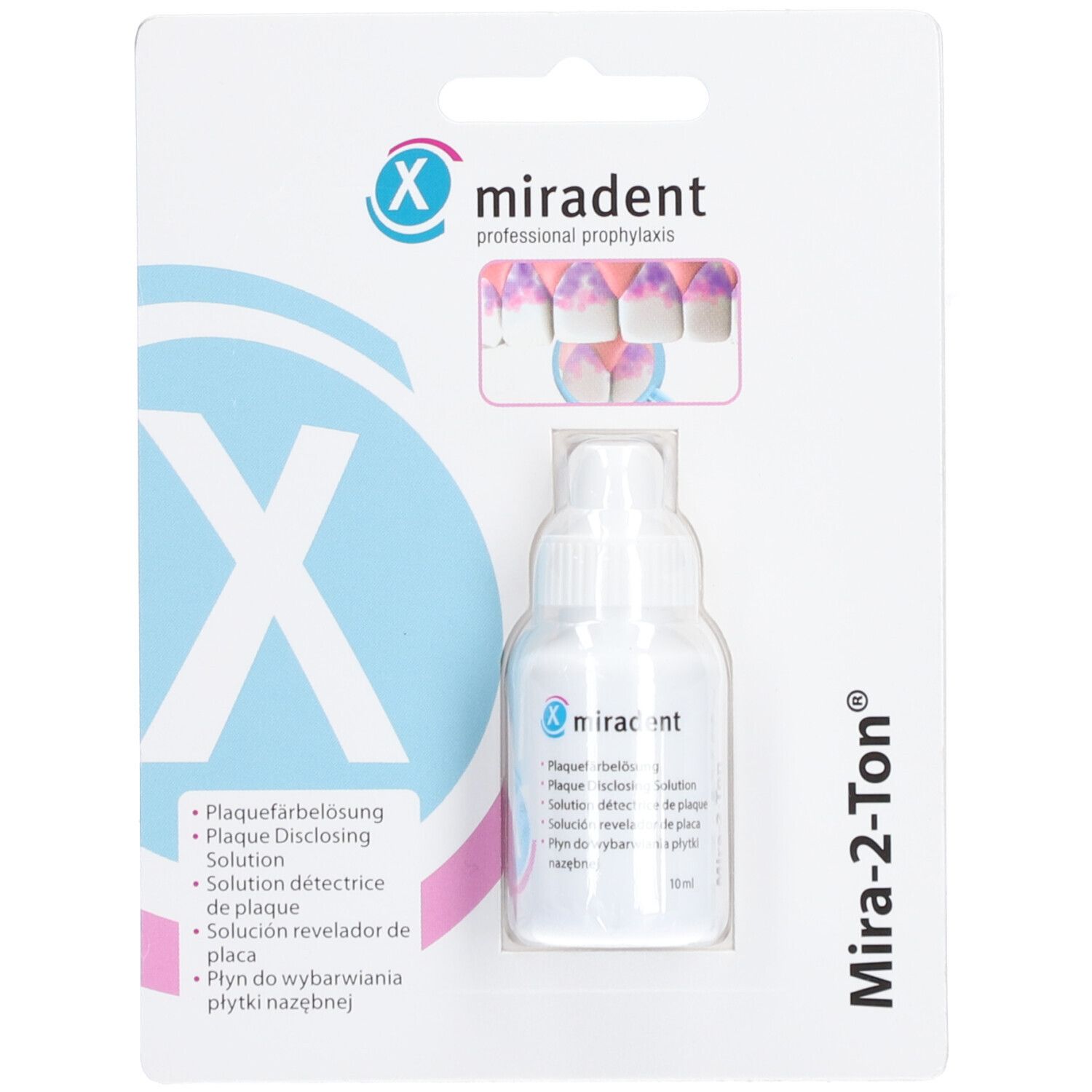 Miradent Mira-2-Ton® Solution révélatrice de plaque dentaire à deux ...