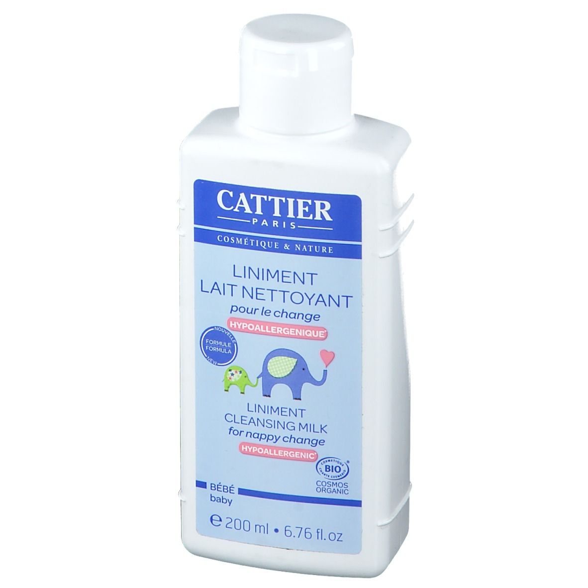 Cattier Baby Liniment Reinigingsmelk voor Luierwissel 200 ml - Farmaline