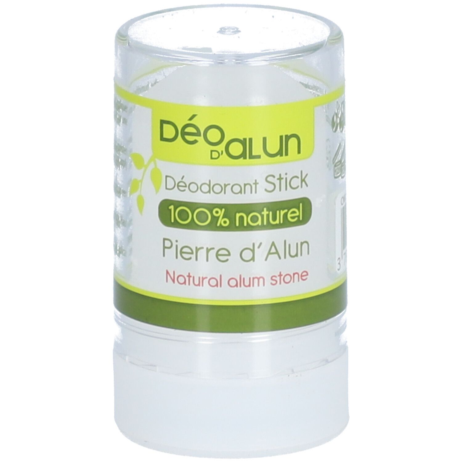 MKL Déodorant Stick Pierre d'Alun 100% naturel 80 g - Farmaline