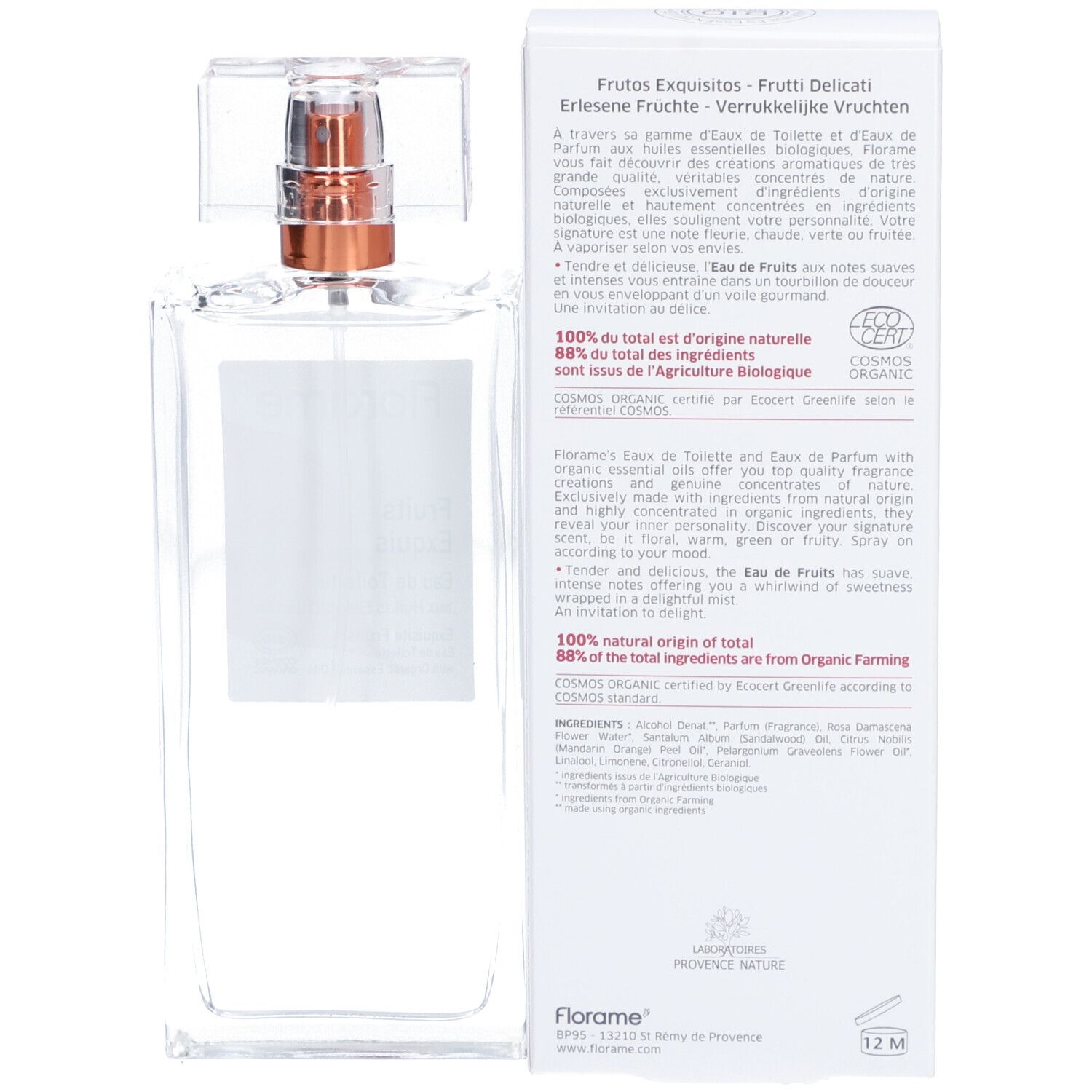 Florame Eau de Toilette Fruits Exquis 100 ml - Farmaline