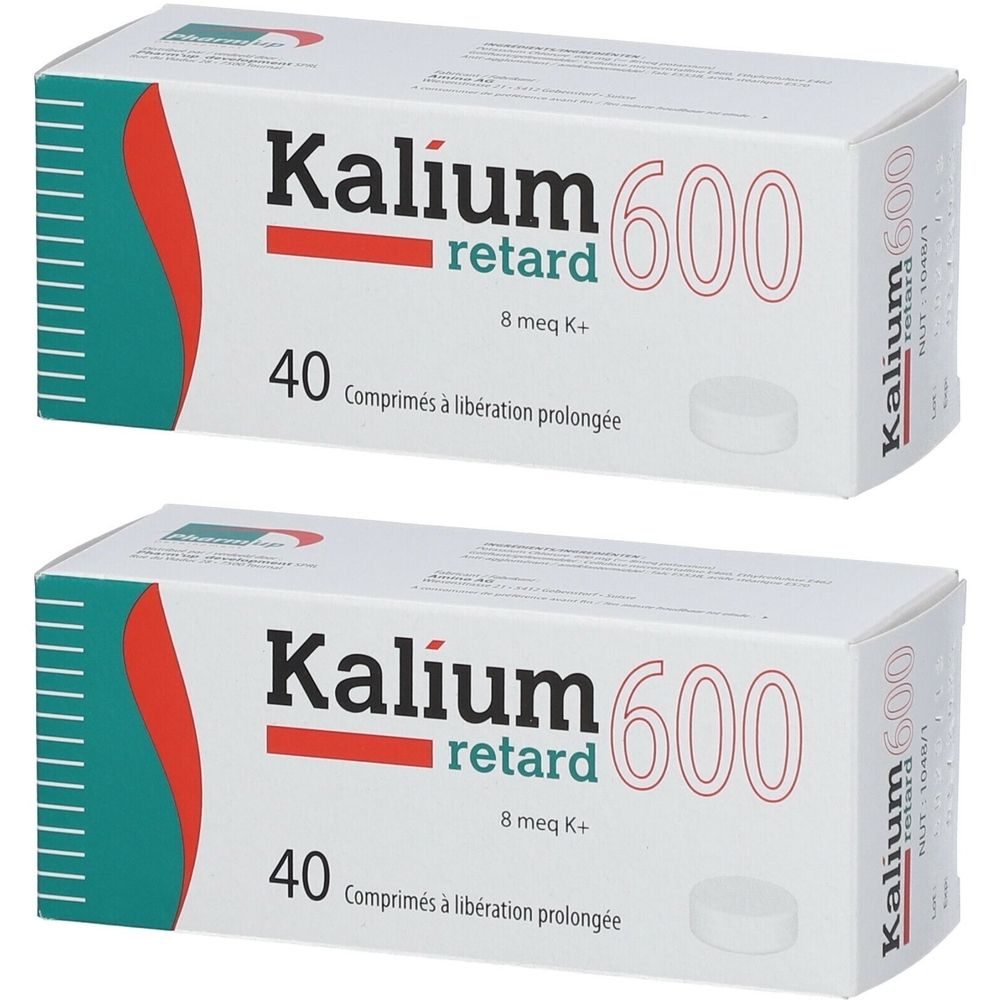 Kalium Retard 600mg 2x40 pc(s) - Farmaline