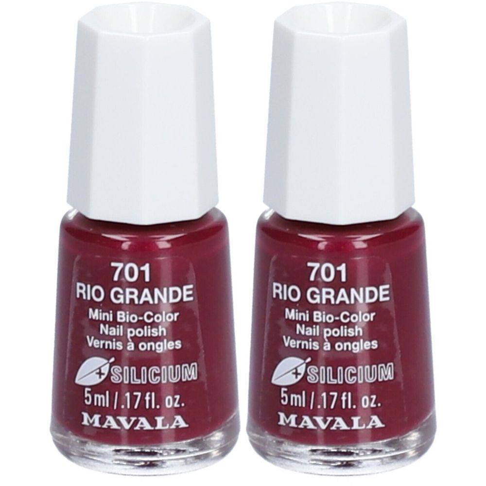 Mavala VERNIS À ONGLES Mini Bio-Color's Rio Grande 2x5 ml - Farmaline