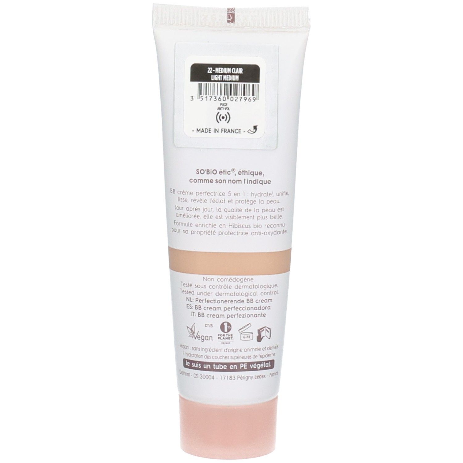 So Bio Etic BB Perfect Medium Clair 30 ml - Farmaline