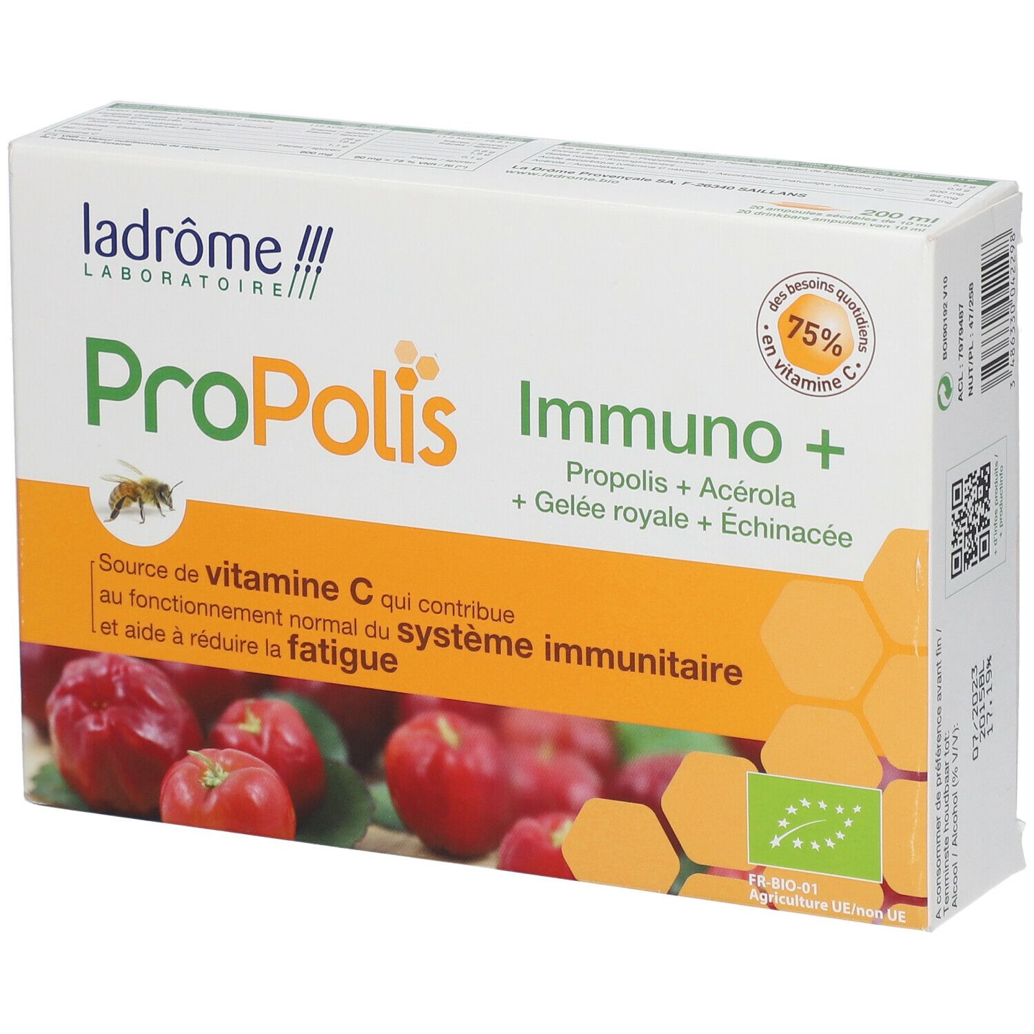 Ladrome Propolis immuno+ 10 ml bio - Farmaline
