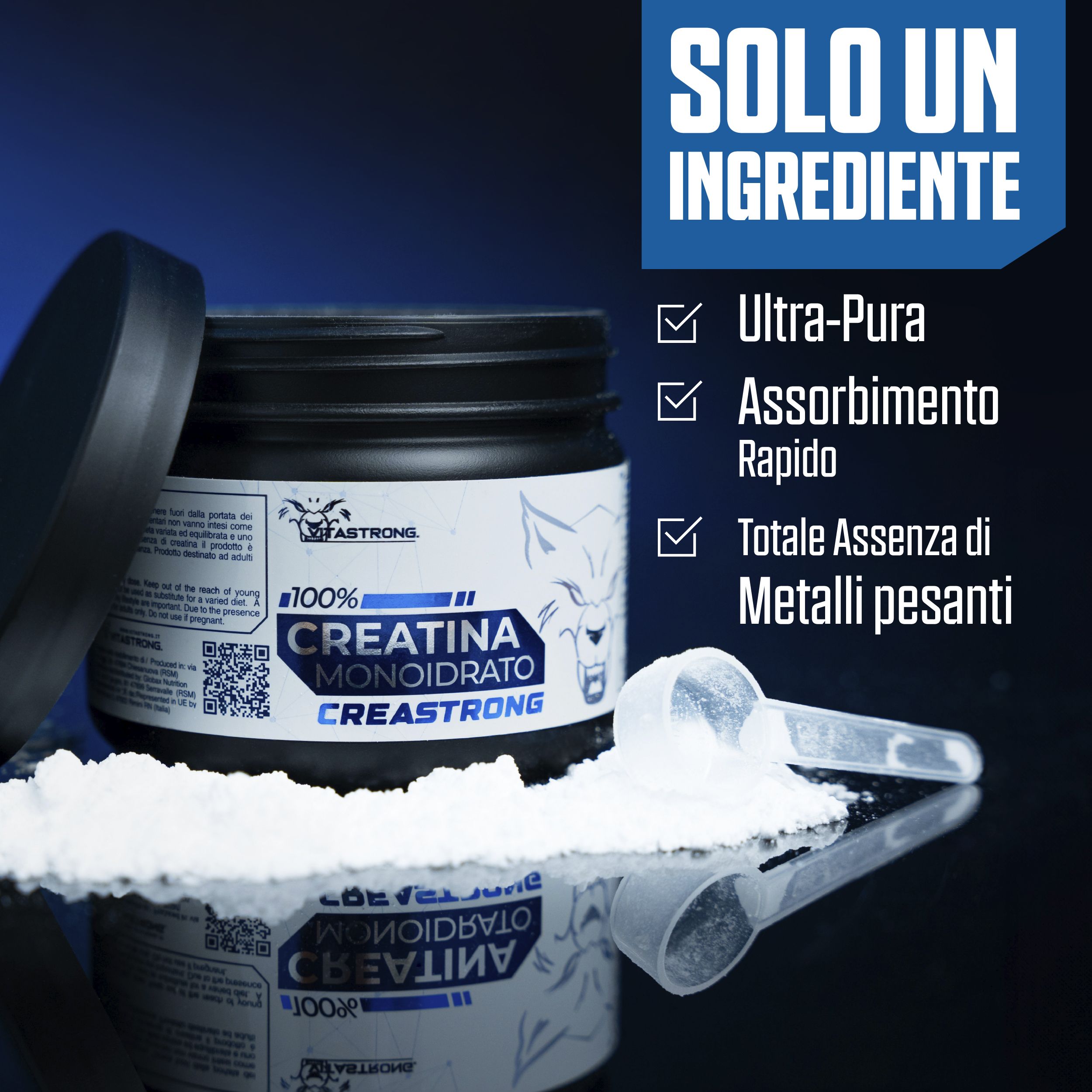 Vitastrong Créatine Creastrong® 250G 250 g - Farmaline
