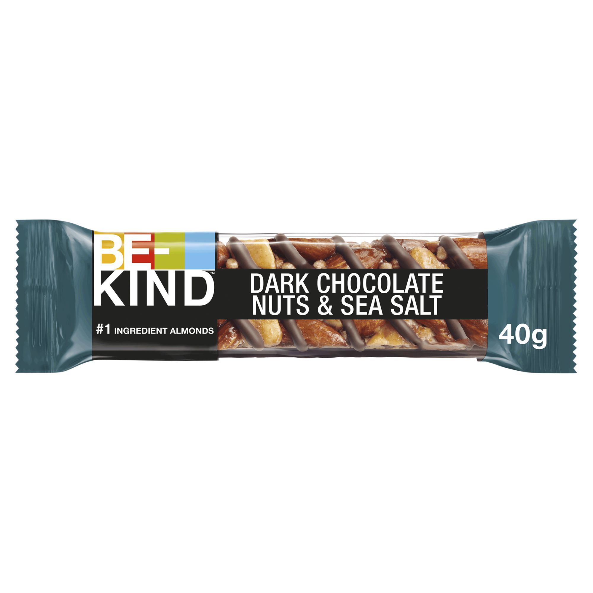 BE-KIND Reep Pure Chocolade, Noten & Zeezout - Natuurlijke Snack met ...