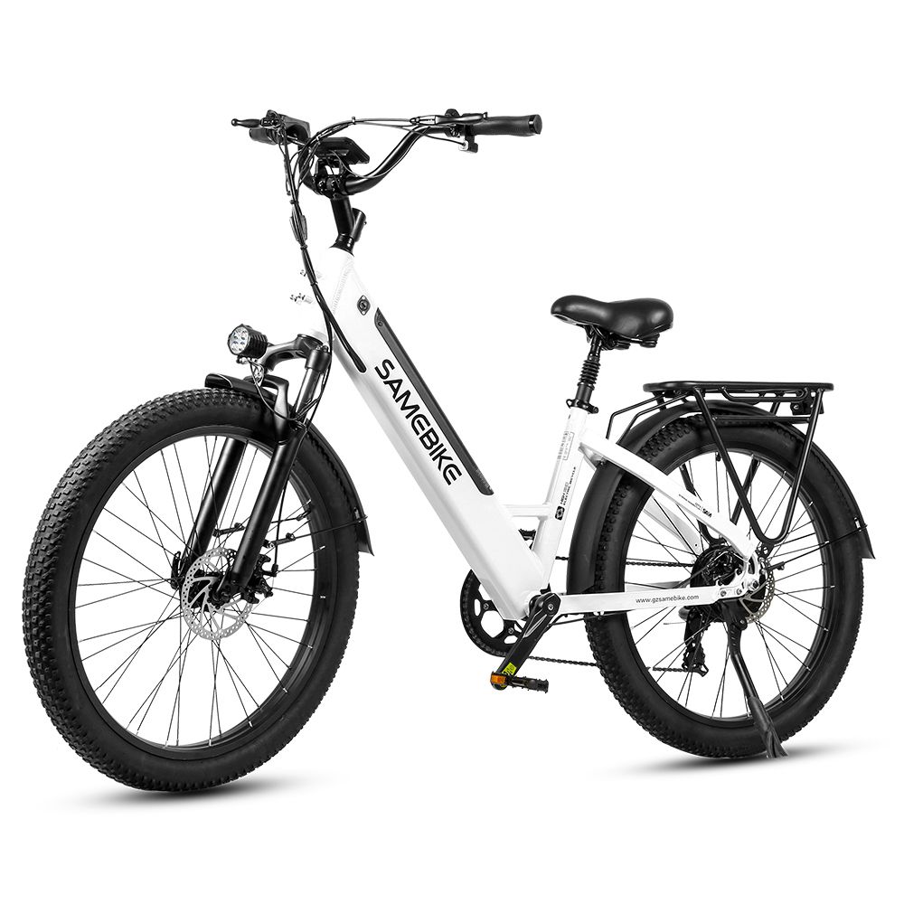 SAMEBIKE RS-A01 Plus Elektrische stadsfiets met mandje voorop en 48V ...