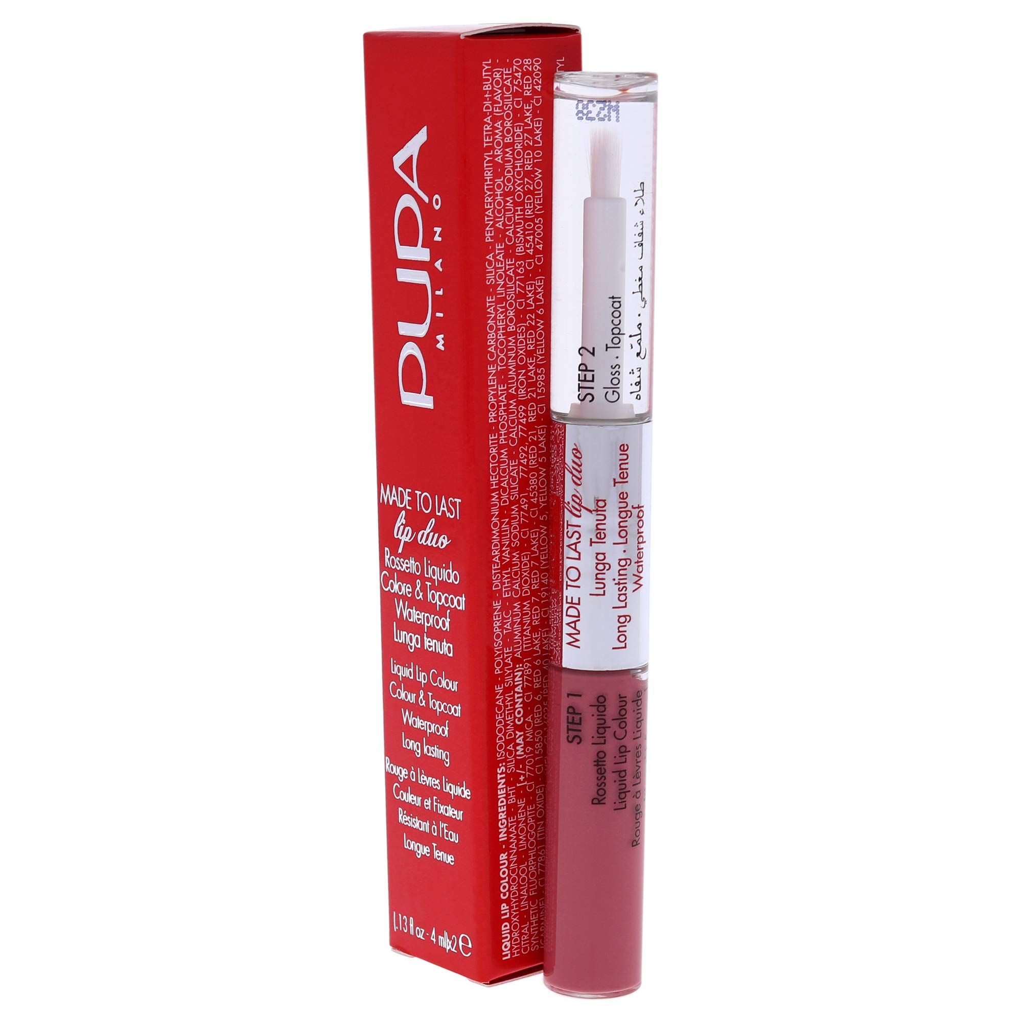 Pupa Made to Last Lip Duo 009 Sweet Pink vloeibare lipstick en lipgloss ...