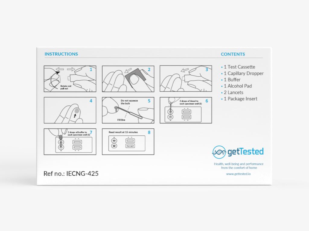 GetTested Epstein-Barr-test (EBV) 1 St - Farmaline