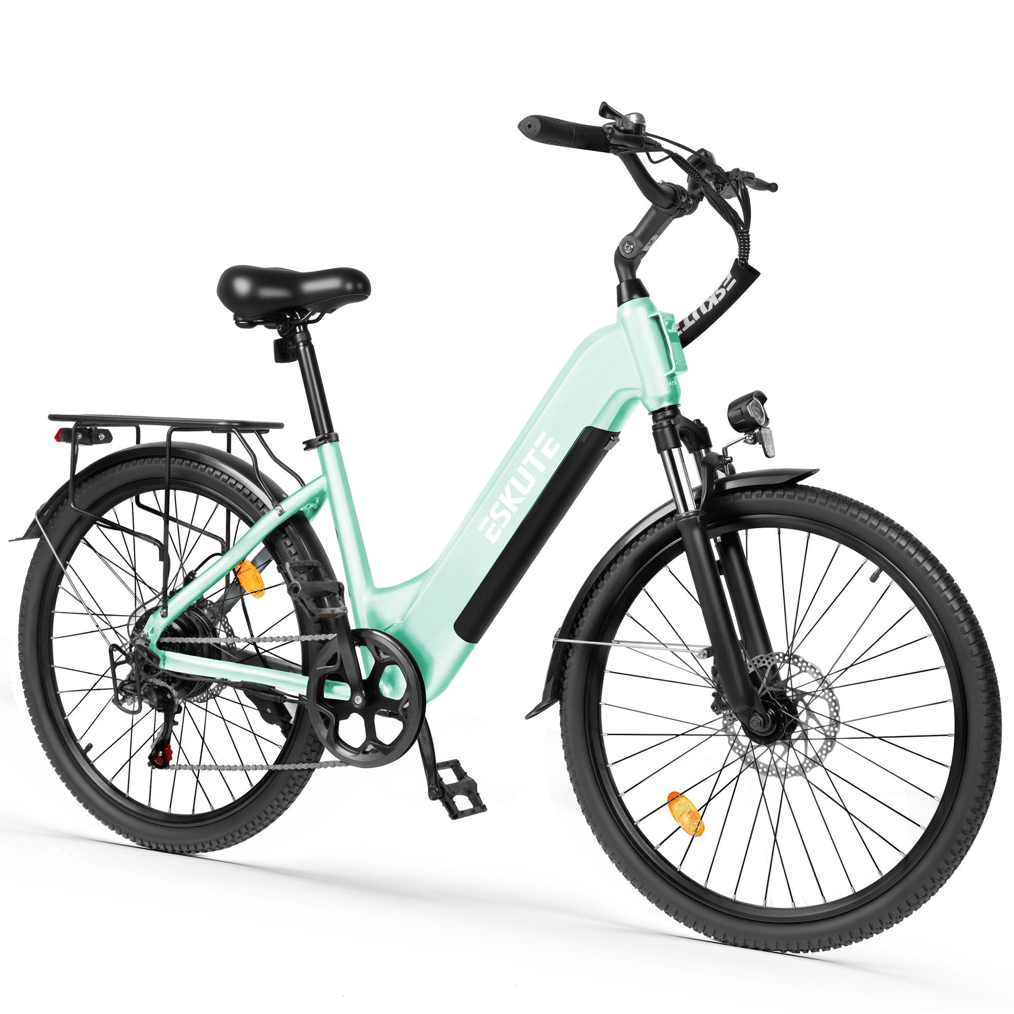ESKUTE C202 26" Step-Thru E-bike met 250W motor, 48V 17,5Ah accu 1 St ...