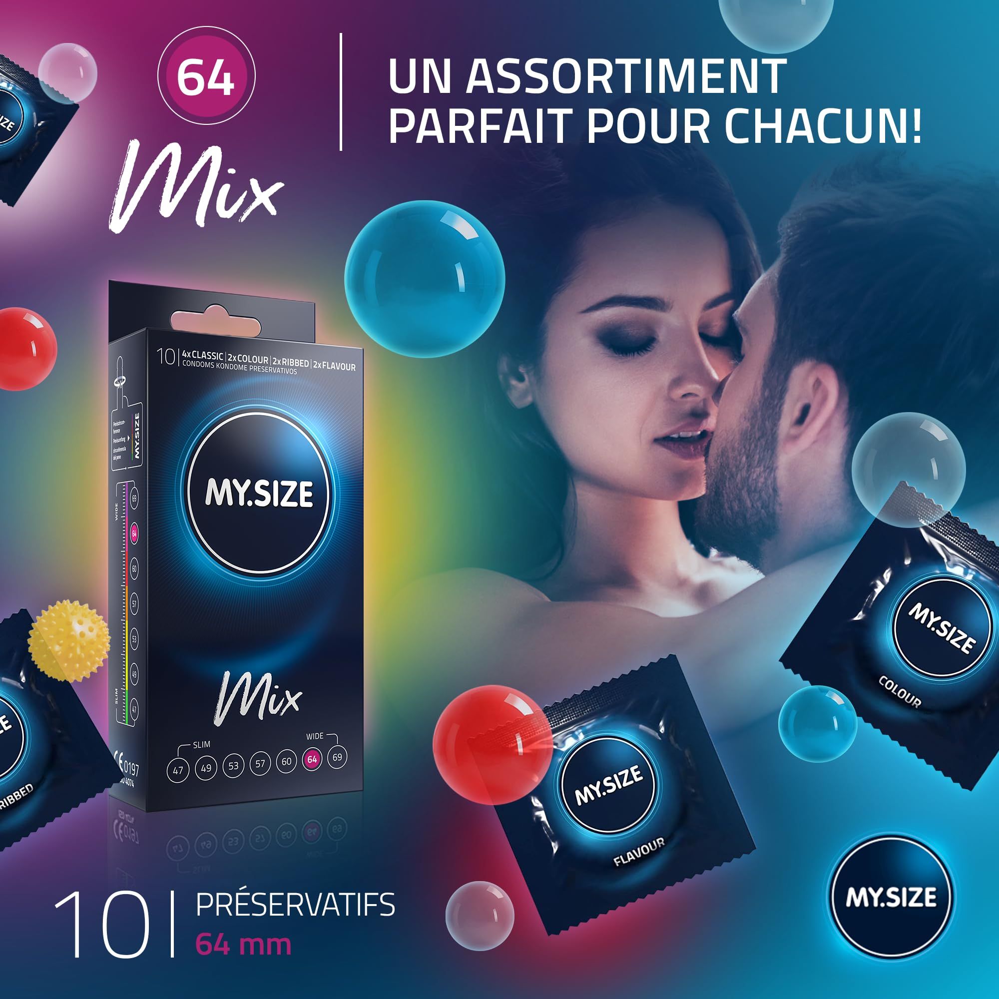My.Size Classic *64mm MIX* 10 pc(s) - Farmaline