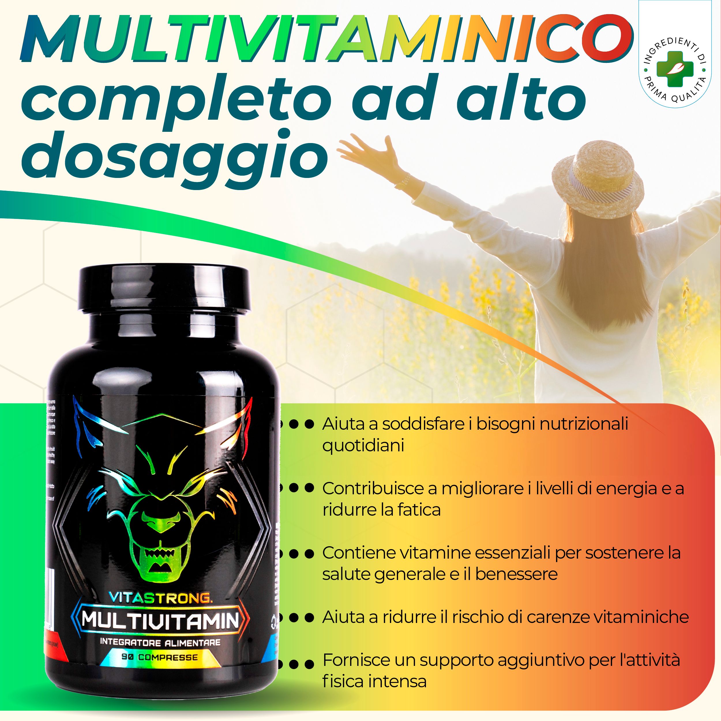 Vitastrong Multivitamin 90 pc(s) - Farmaline