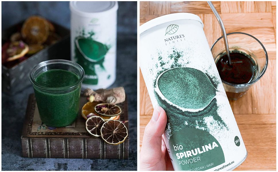 Spirulina Poeder - Blauwgroene Alg voor Vitaliteit – Rijk aan ...
