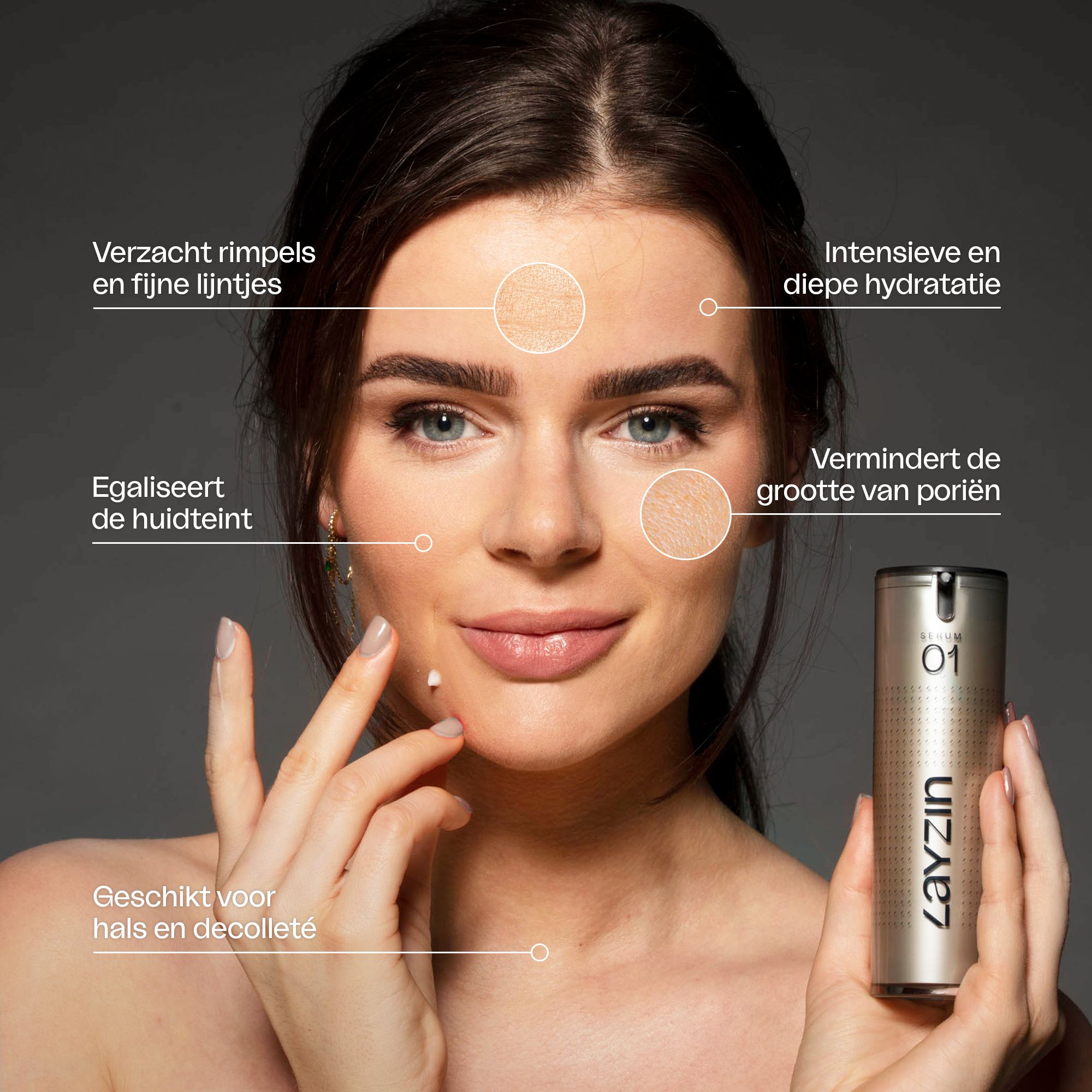 LAYZIN SERUM 01 - Hydratatie hyaluronzuur 30 ml - Farmaline