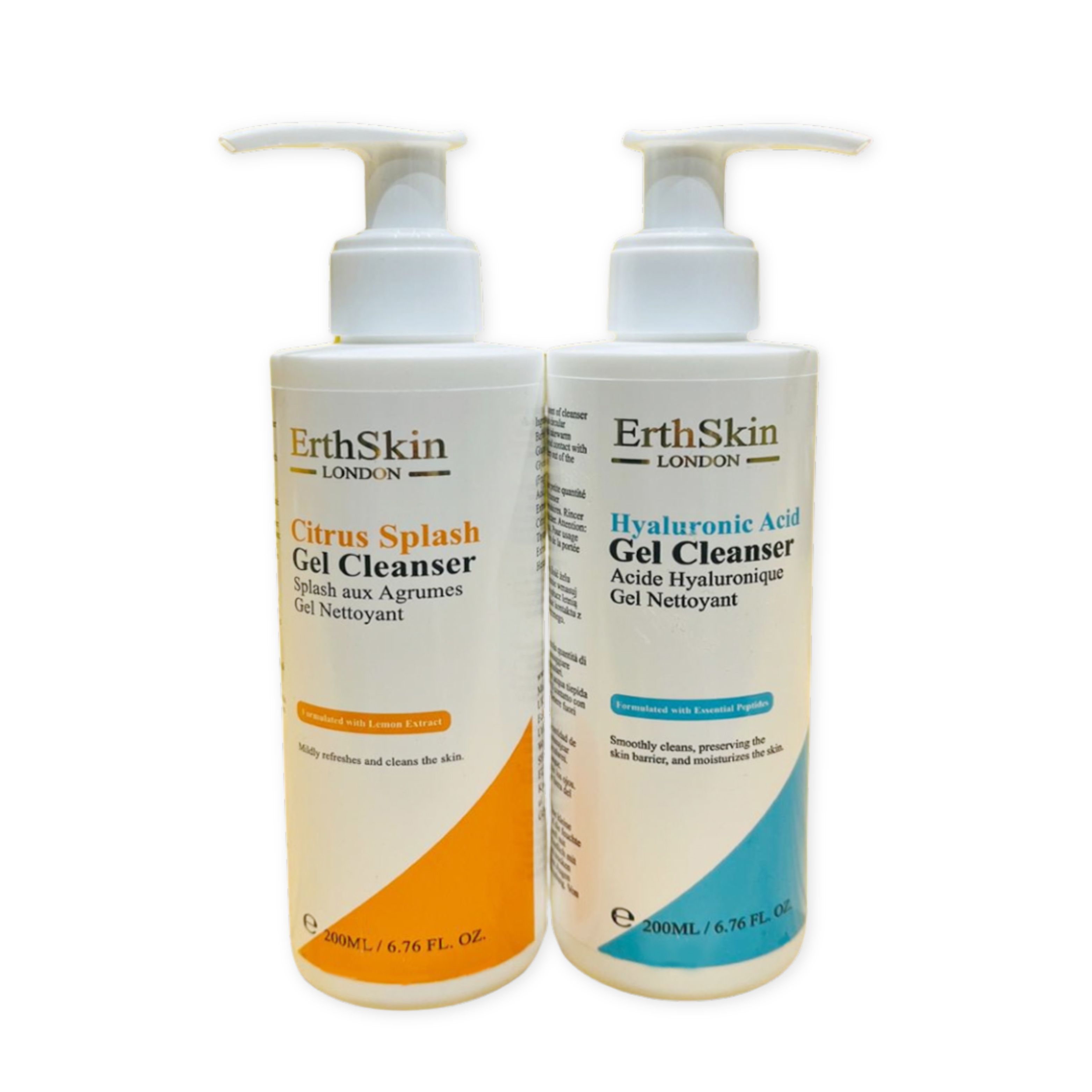 Erth skin london Gel Nettoyant Fraîcheur Agrumes 200 ml + Gel Nettoyant ...