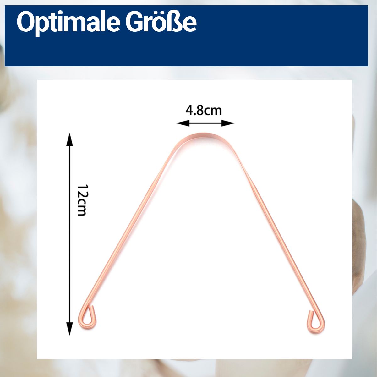 Oralflora Gratte-langue en cuivre Nettoyeur de langue ayurvédique 1 pc ...