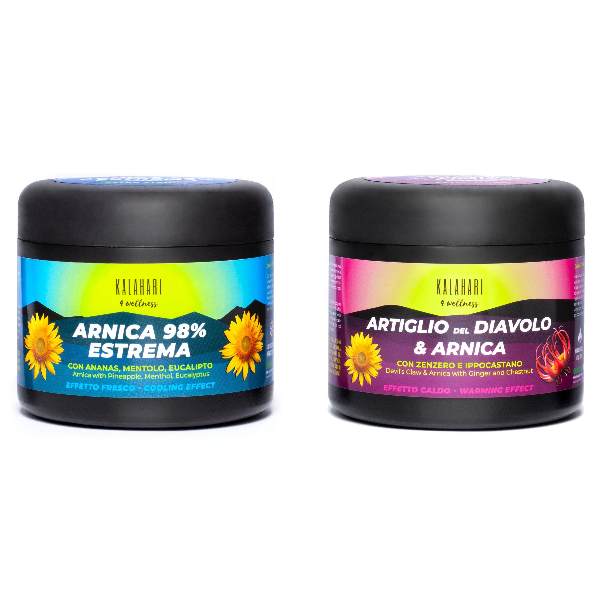 KALAHARI Kit Chaud + Froid, Gel à l’Arnica 98% + Griffe du Diable, Pré ...
