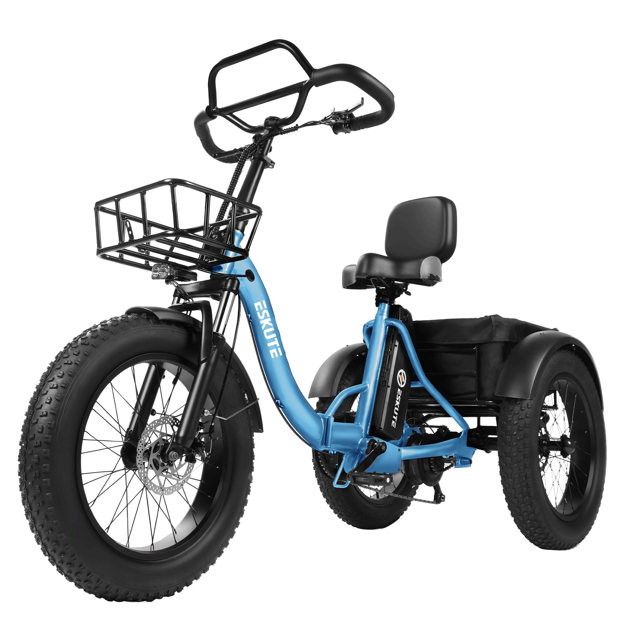 ESKUTE T302 Pro Vélo cargo électrique 20 pouces, moteur 250 W, batterie ...