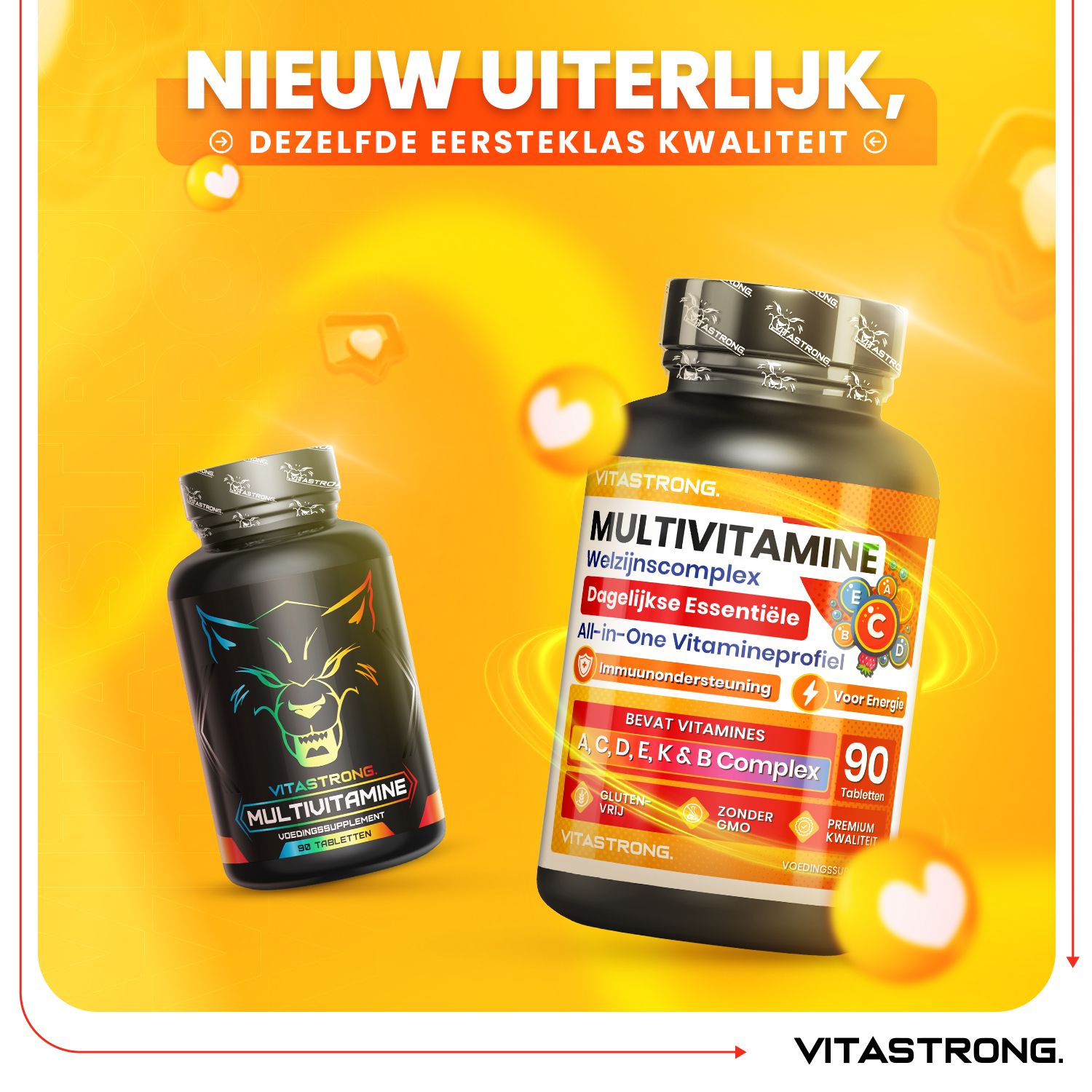 Vitastrong Omega-3 & Multivitamine, energie, immuniteit en EPA + DHA ...