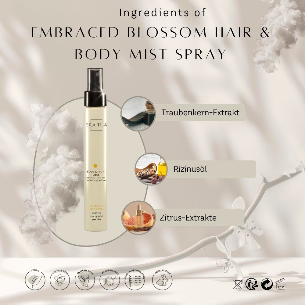 Era Tua Body & Hair Mist Embraced Blossom 75 ml - Farmaline